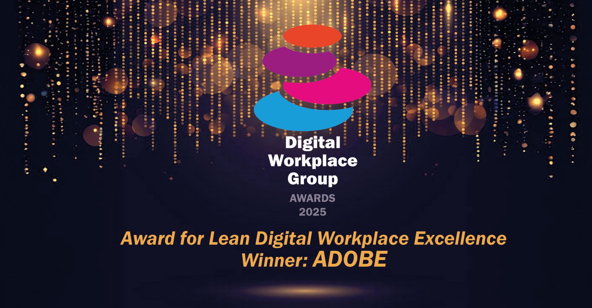 Digital Workplace Group Awards 2025: Adobe – Winner for Lean Digital ...