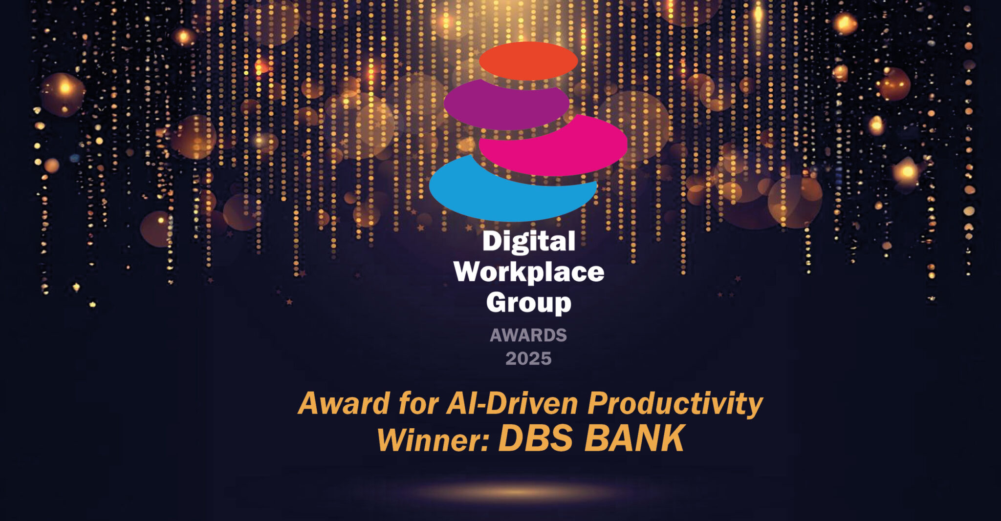 Digital Workplace Group Awards 2025: DBS Bank – Winner for AI-Driven ...